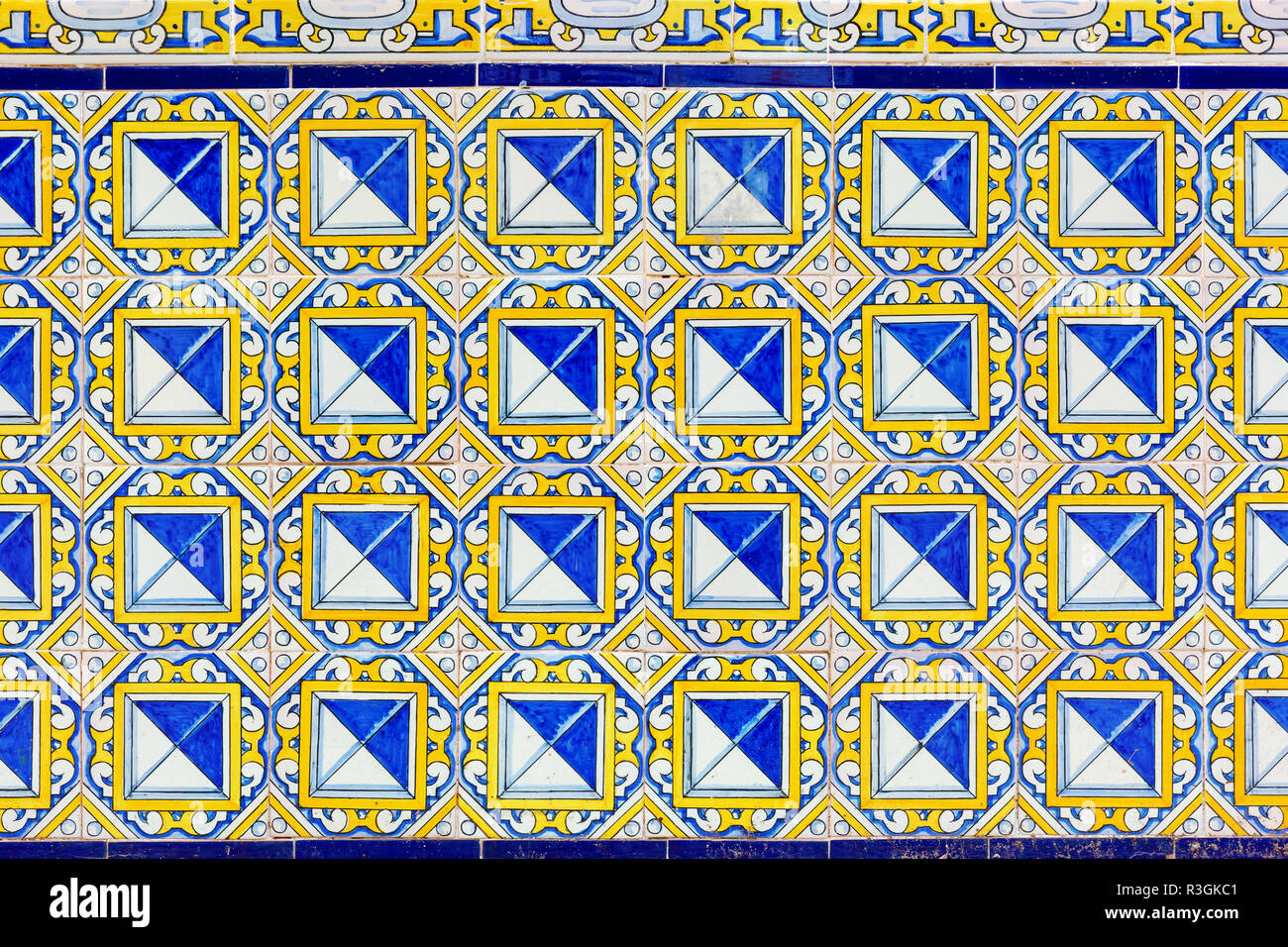 picture of historic tiles from Seville, Spain Stock Photo - Alamy