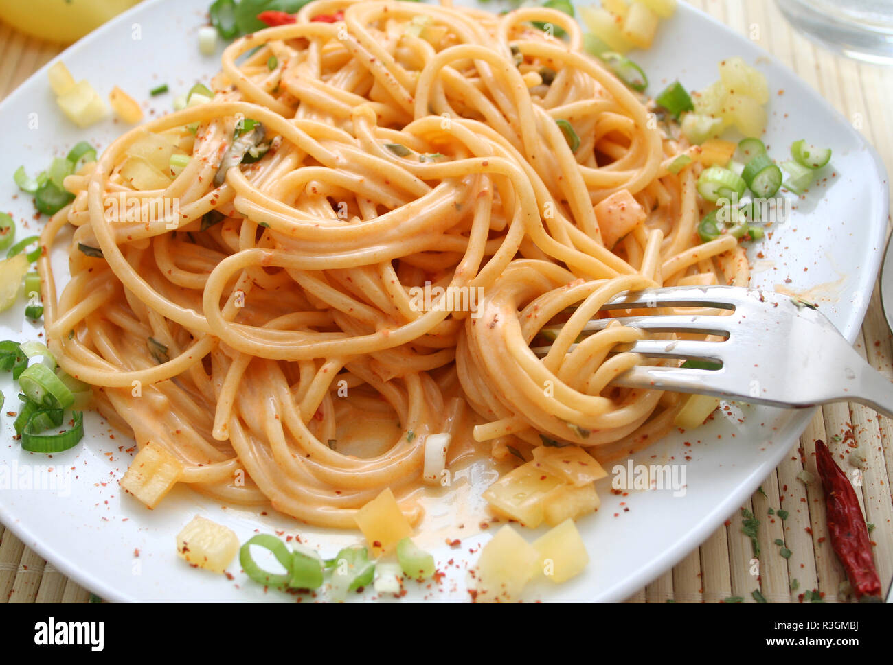 Food dish coil hi-res stock photography and images - Alamy
