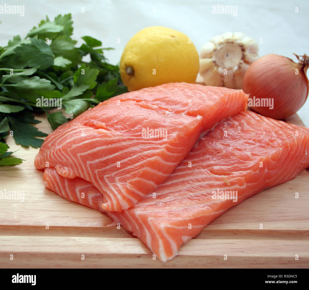 Lachsfilet hi-res stock photography and images - Alamy