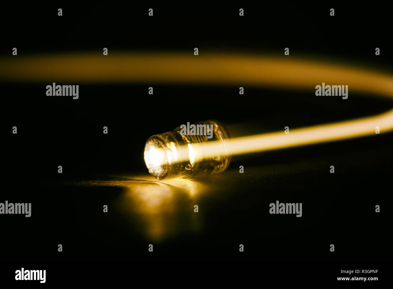 Bright yellow light bulb hi-res stock photography and images - Alamy