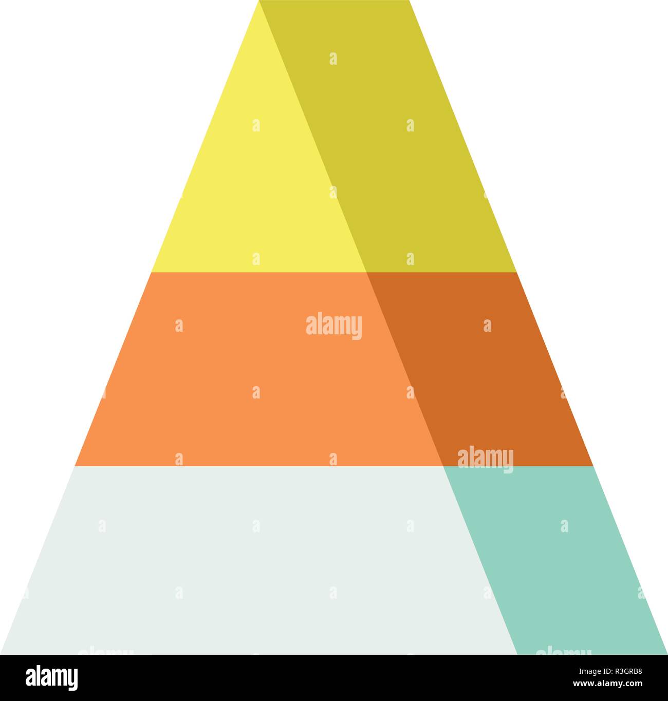 jelly in triangle shape sweet snack vector illustration Stock Vector ...
