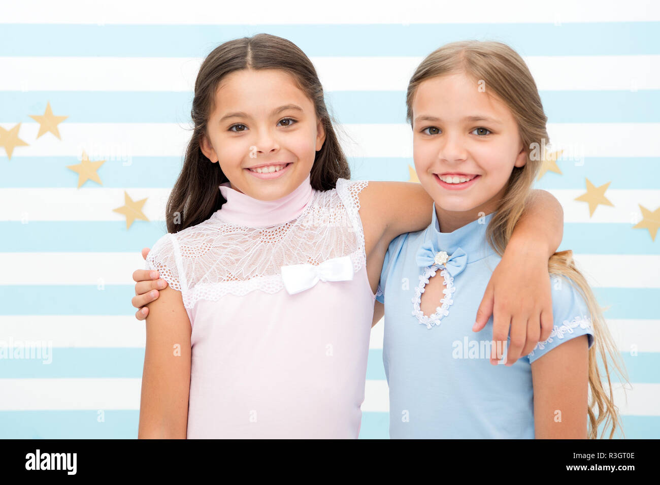 friendship and best friends. little girls are best friends. friendship ...