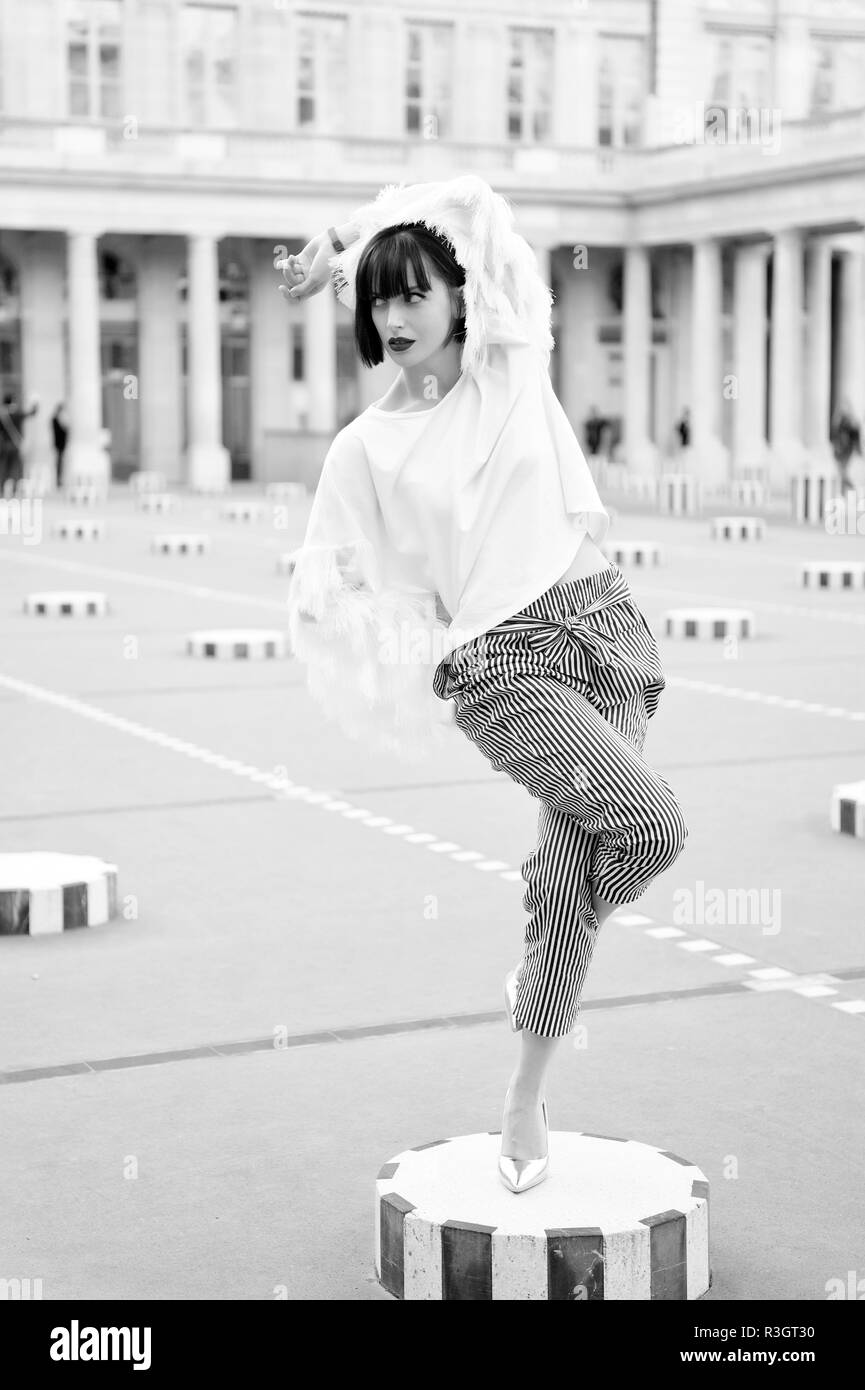 Female legs in high heels Black and White Stock Photos & Images - Alamy