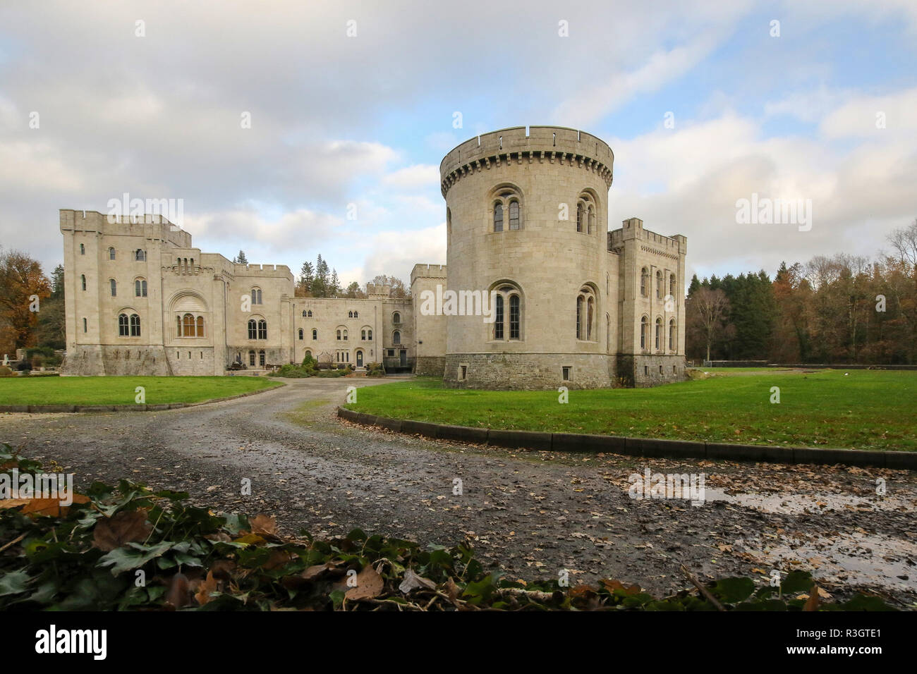 Castle in Ireland. Gosford Castle and grounds, Gosford Forest Park ...