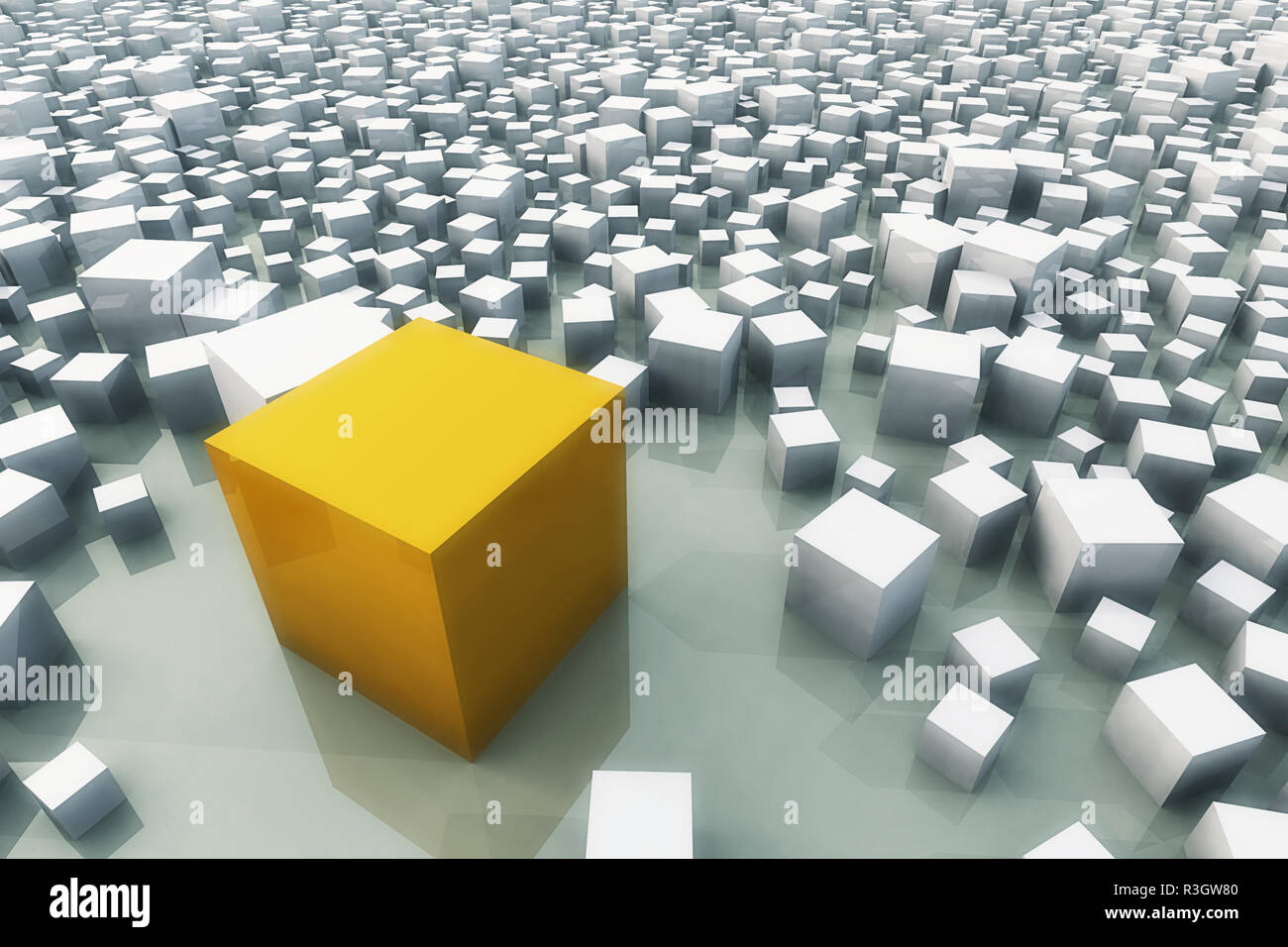 standing out of the croud Stock Photo - Alamy