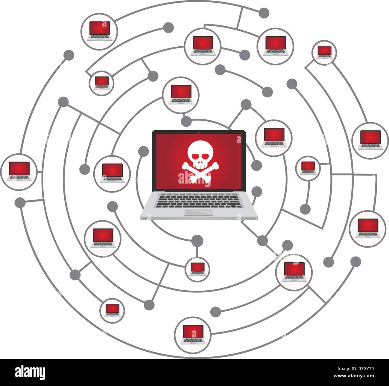Network threat concept Stock Vector Image & Art - Alamy