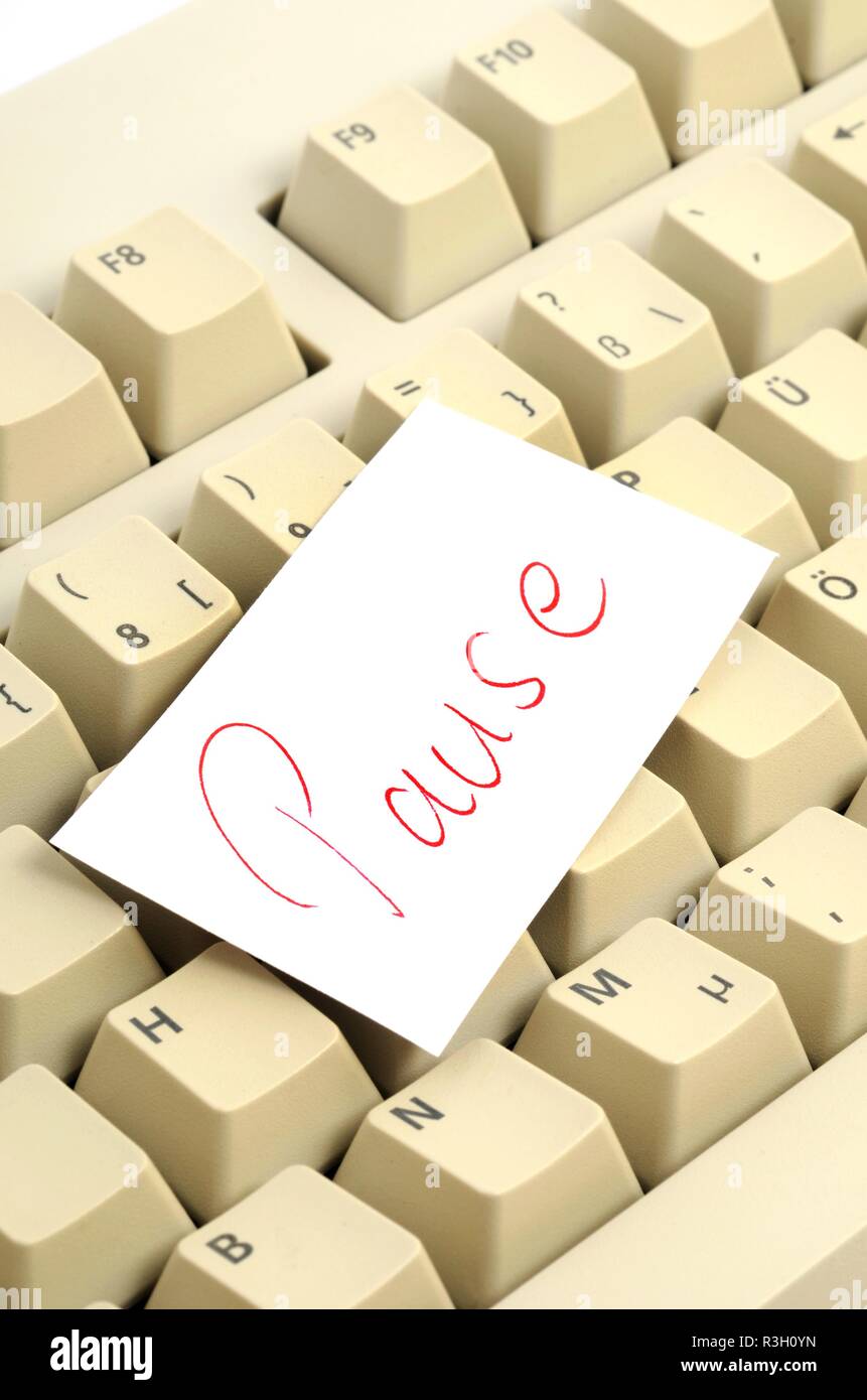 Pause keyboard key hi-res stock photography and images - Alamy
