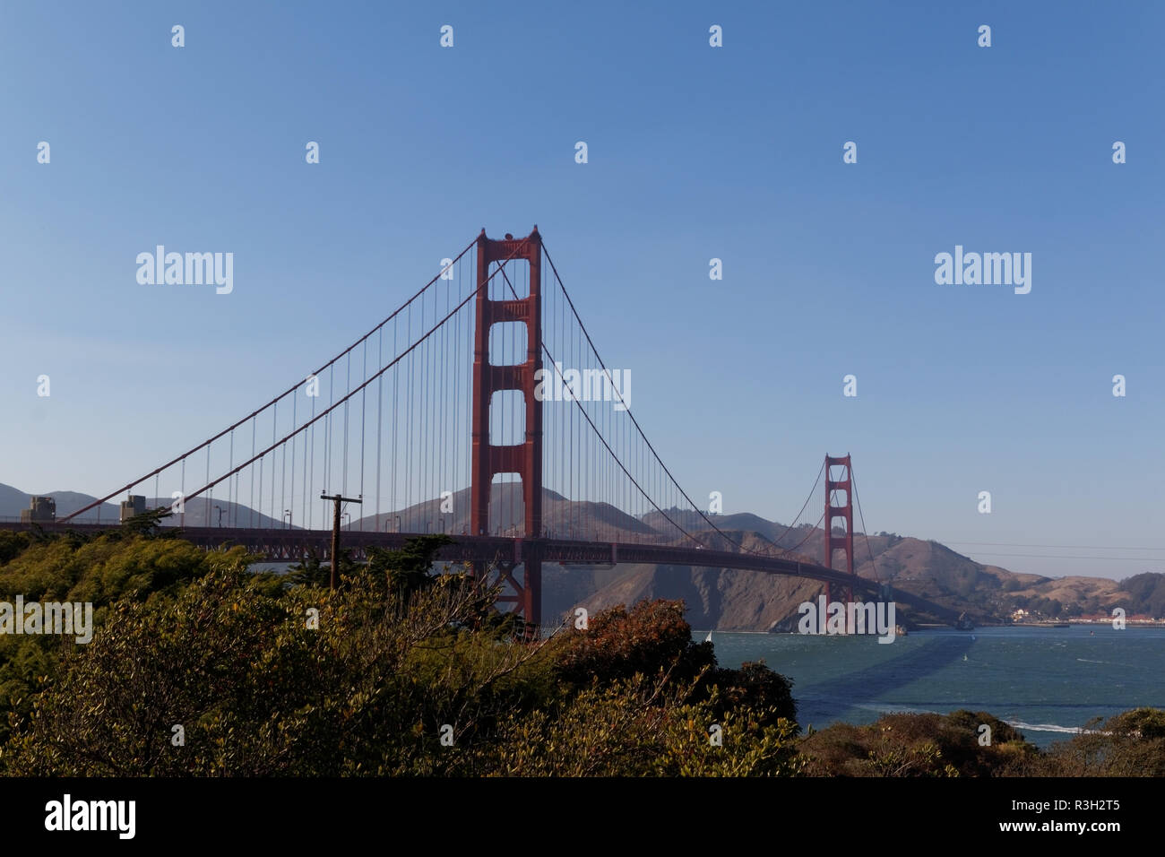 Suspension bridge nevada city hi-res stock photography and images - Alamy