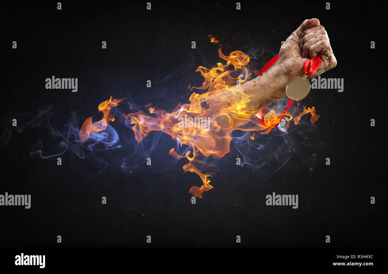 Concept of success hard work and victory Stock Photo - Alamy