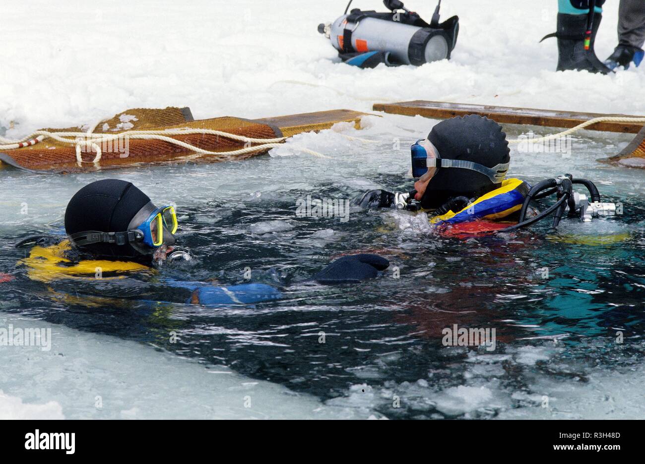 Ice diving alps hi-res stock photography and images - Alamy