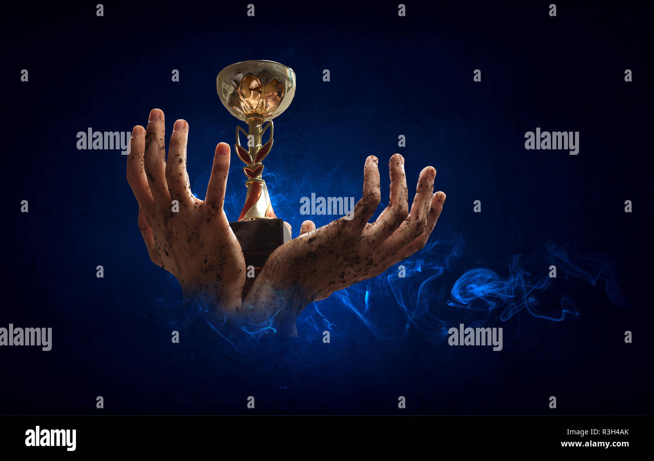 Concept of success hard work and victory Stock Photo - Alamy