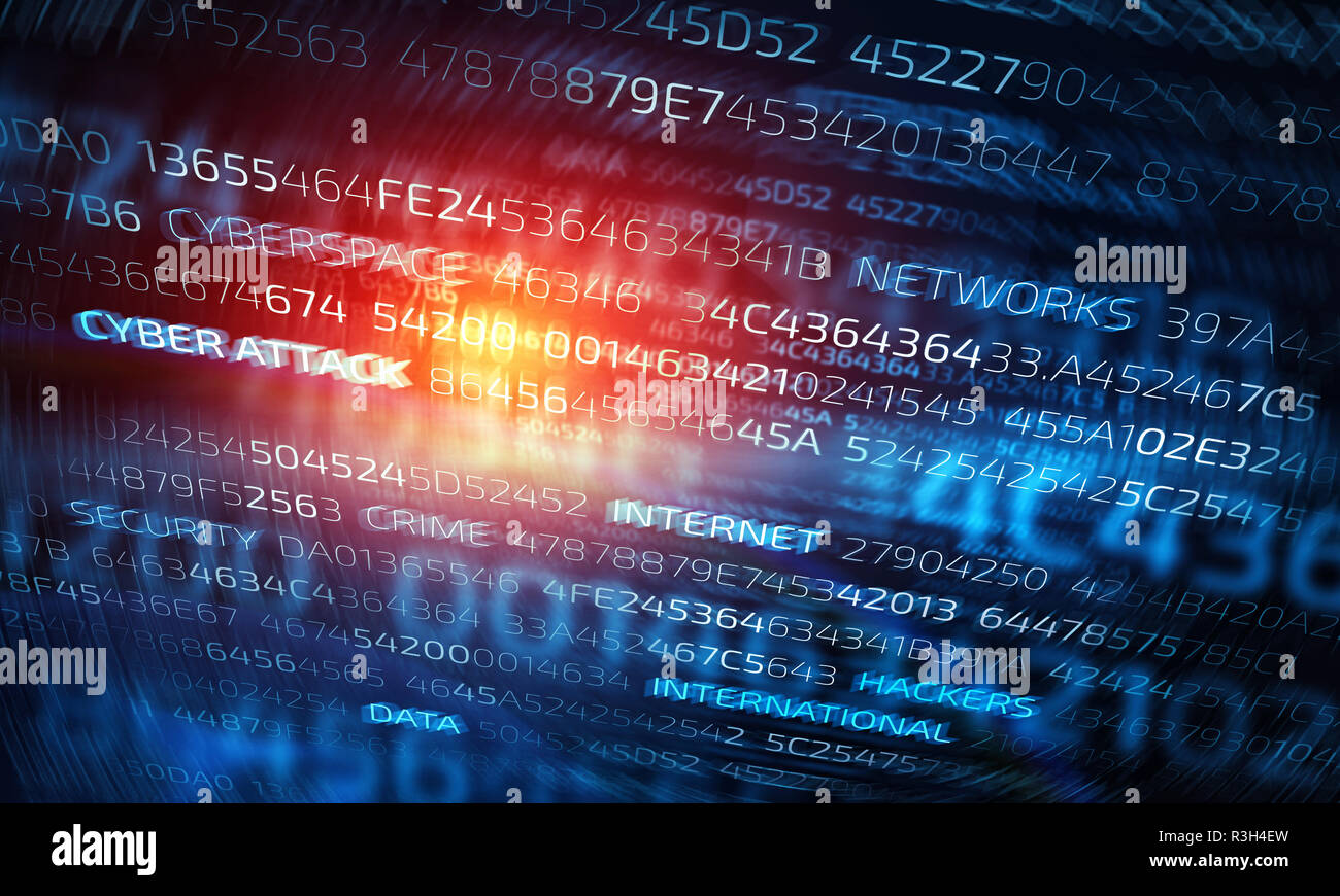 Cyber attack concept Stock Photo - Alamy
