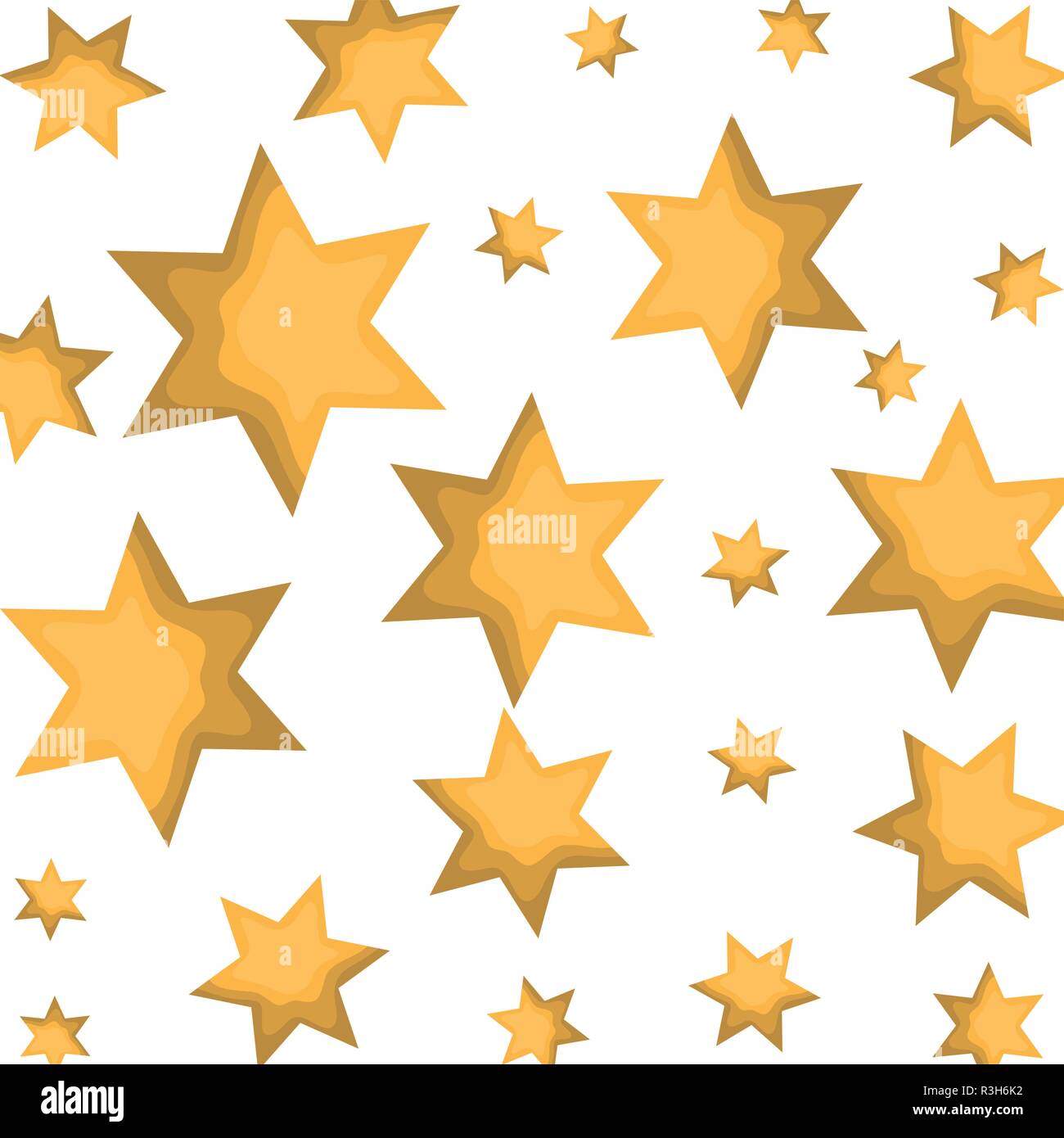golden star pattern isolated icon Stock Vector Image & Art - Alamy