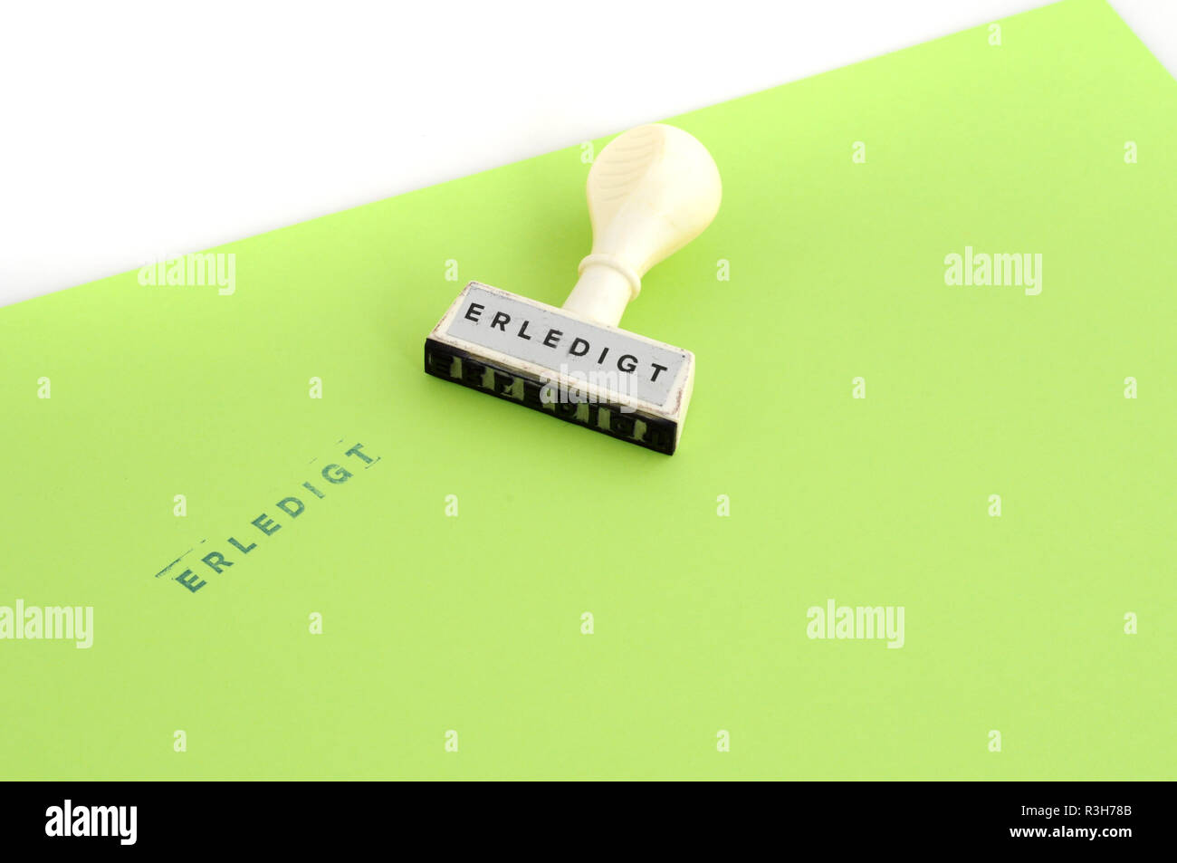 Completed rubber stamp hi-res stock photography and images - Alamy