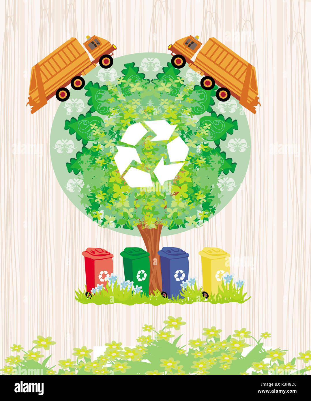 Segregation garbage card hi-res stock photography and images - Alamy
