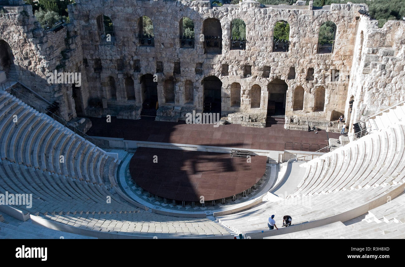 Acropolis athens night concert hi-res stock photography and images - Alamy