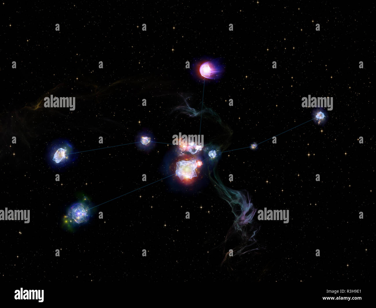 Constellation taurus aldebaran hi-res stock photography and images - Alamy