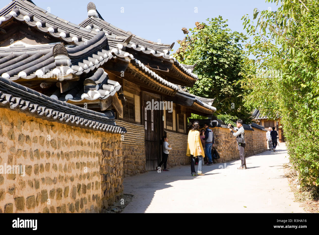 Hahoe folk village house andong korea hi-res stock photography and ...