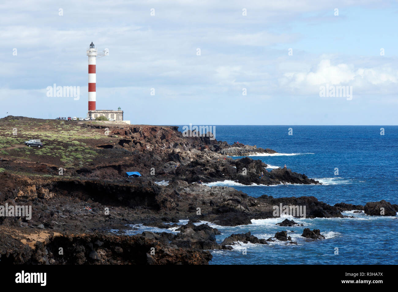 lighthouse at punta abona Stock Photo - Alamy