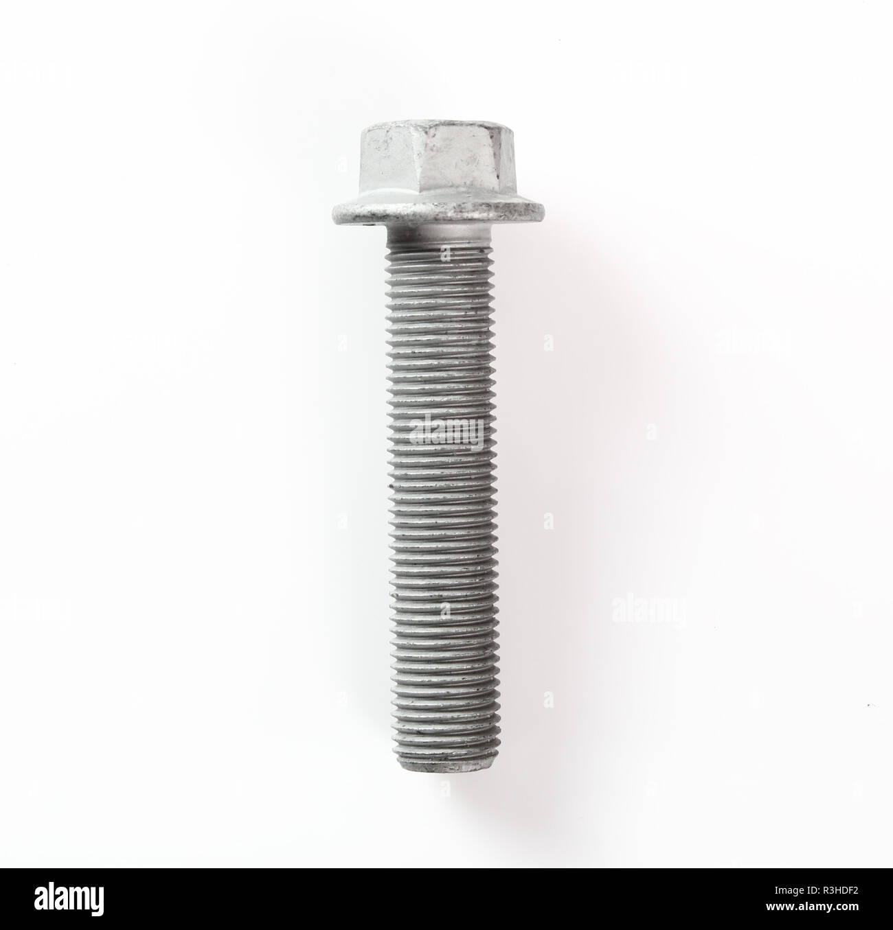Crankshaft Bolt. Isolated on white background Stock Photo - Alamy