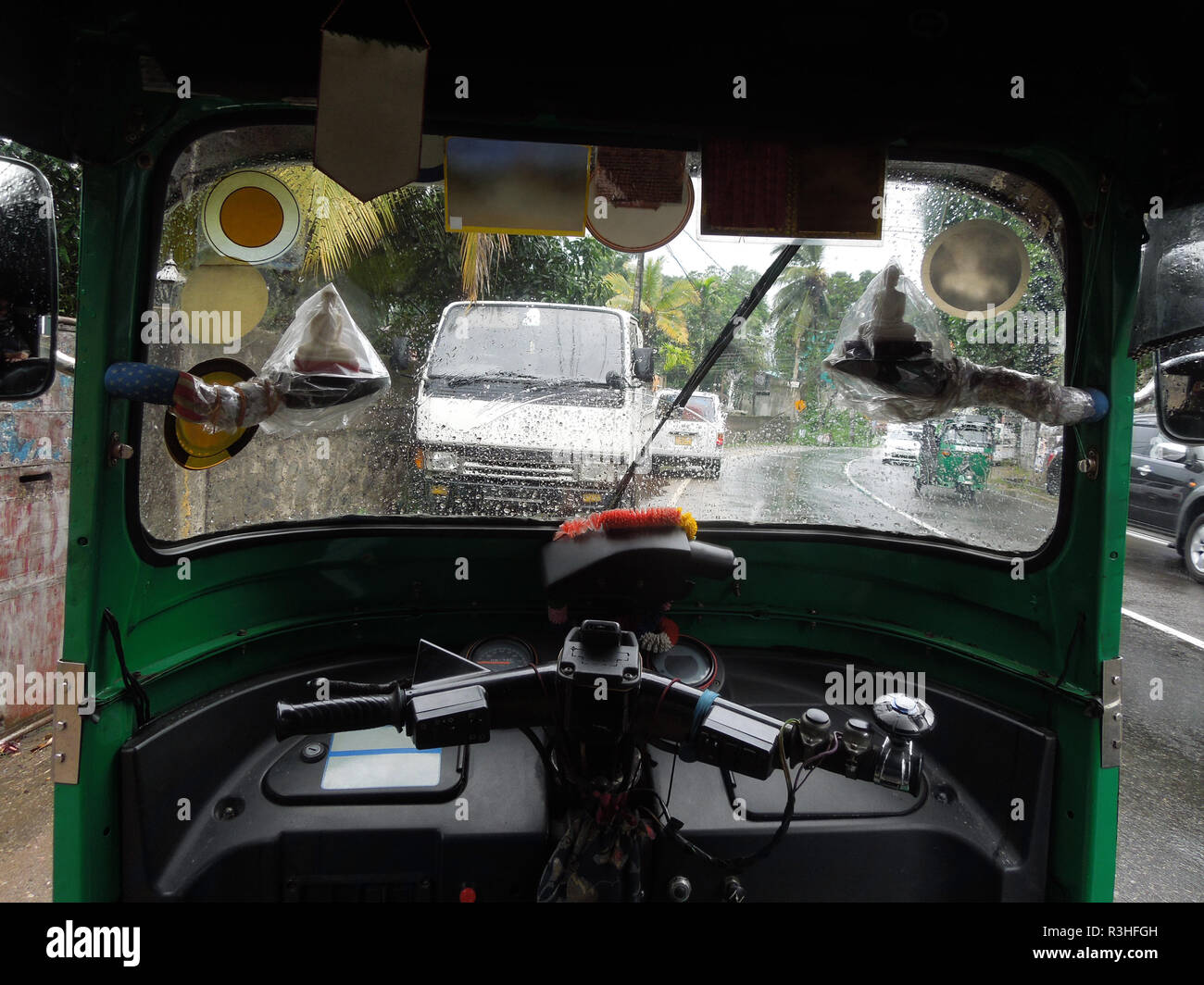inside car rickshaw Stock Photo - Alamy