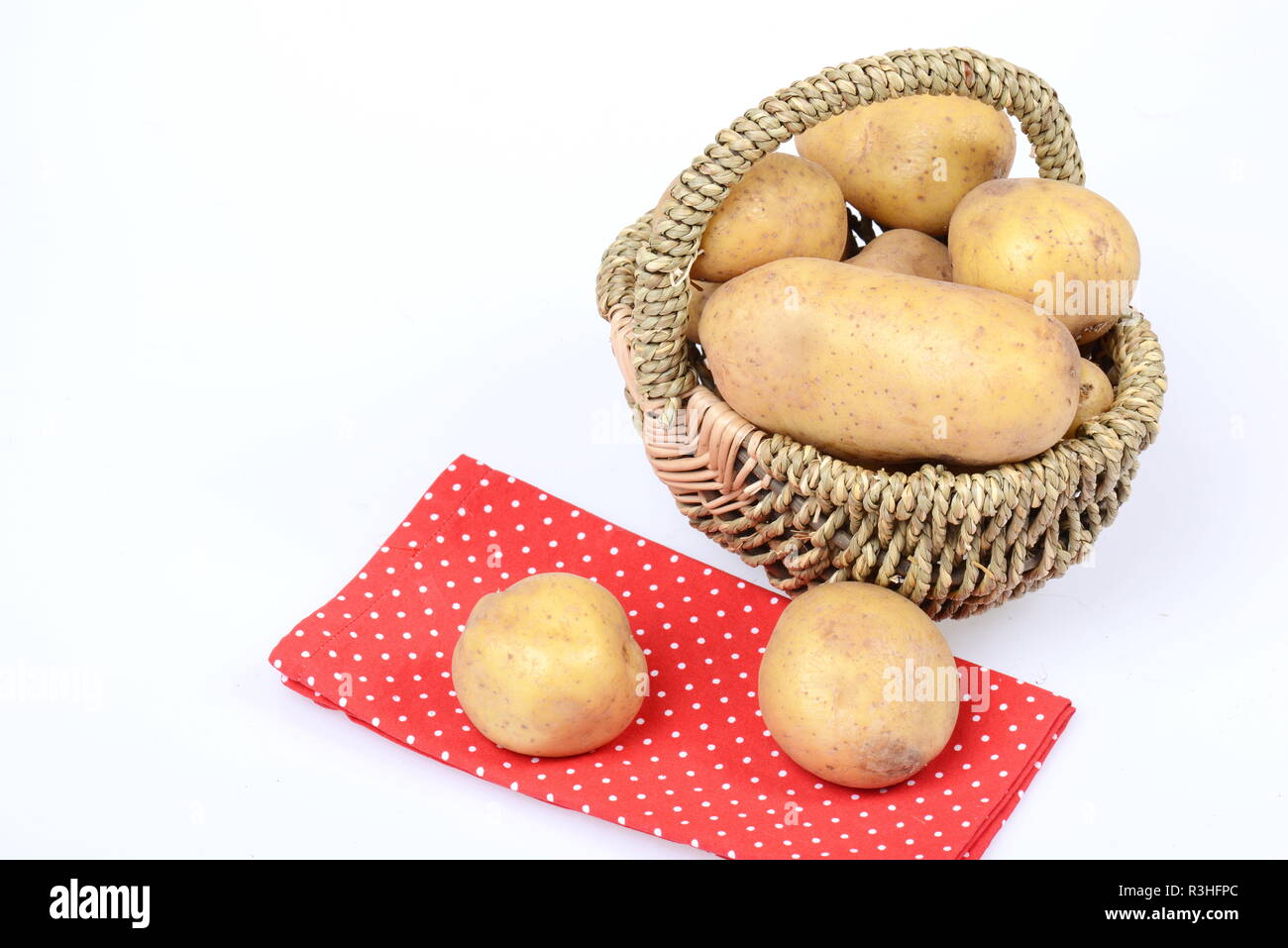 Potato empty bag harvest hi-res stock photography and images - Alamy