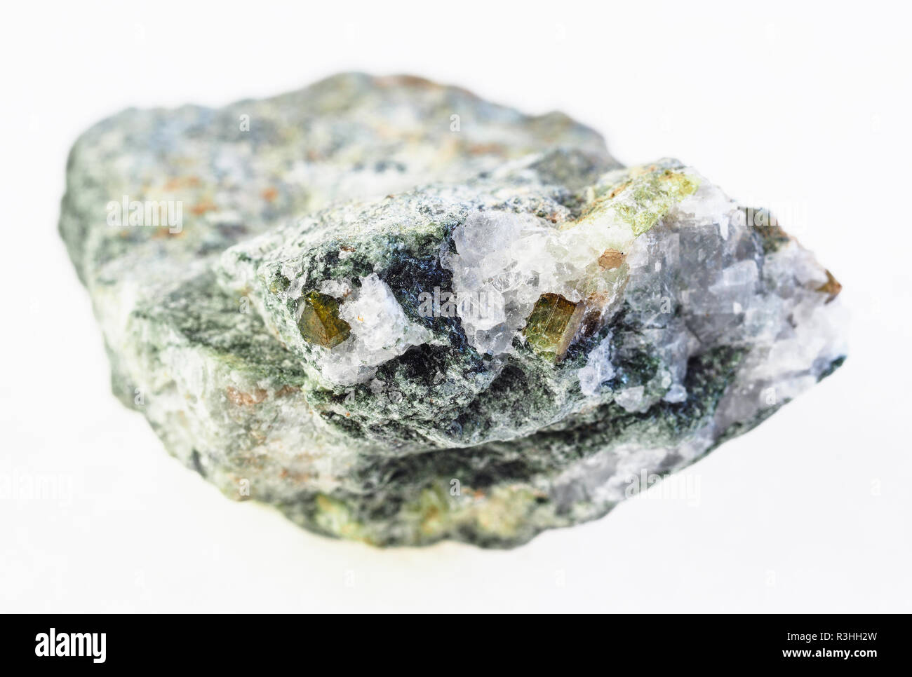 macro photography of natural mineral from geological collection ...