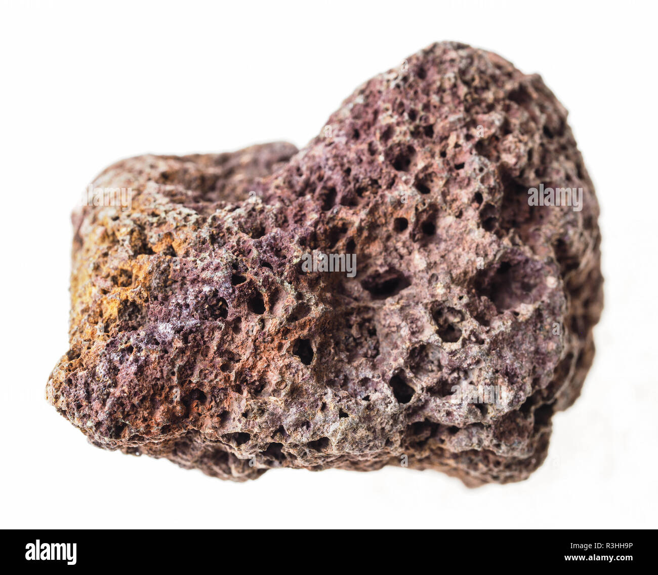 Red pumice rock Cut Out Stock Images & Pictures - Alamy