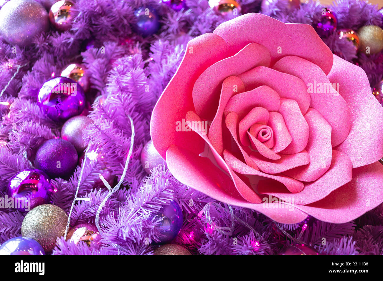 Christmas decoration background Stock Photo - Alamy