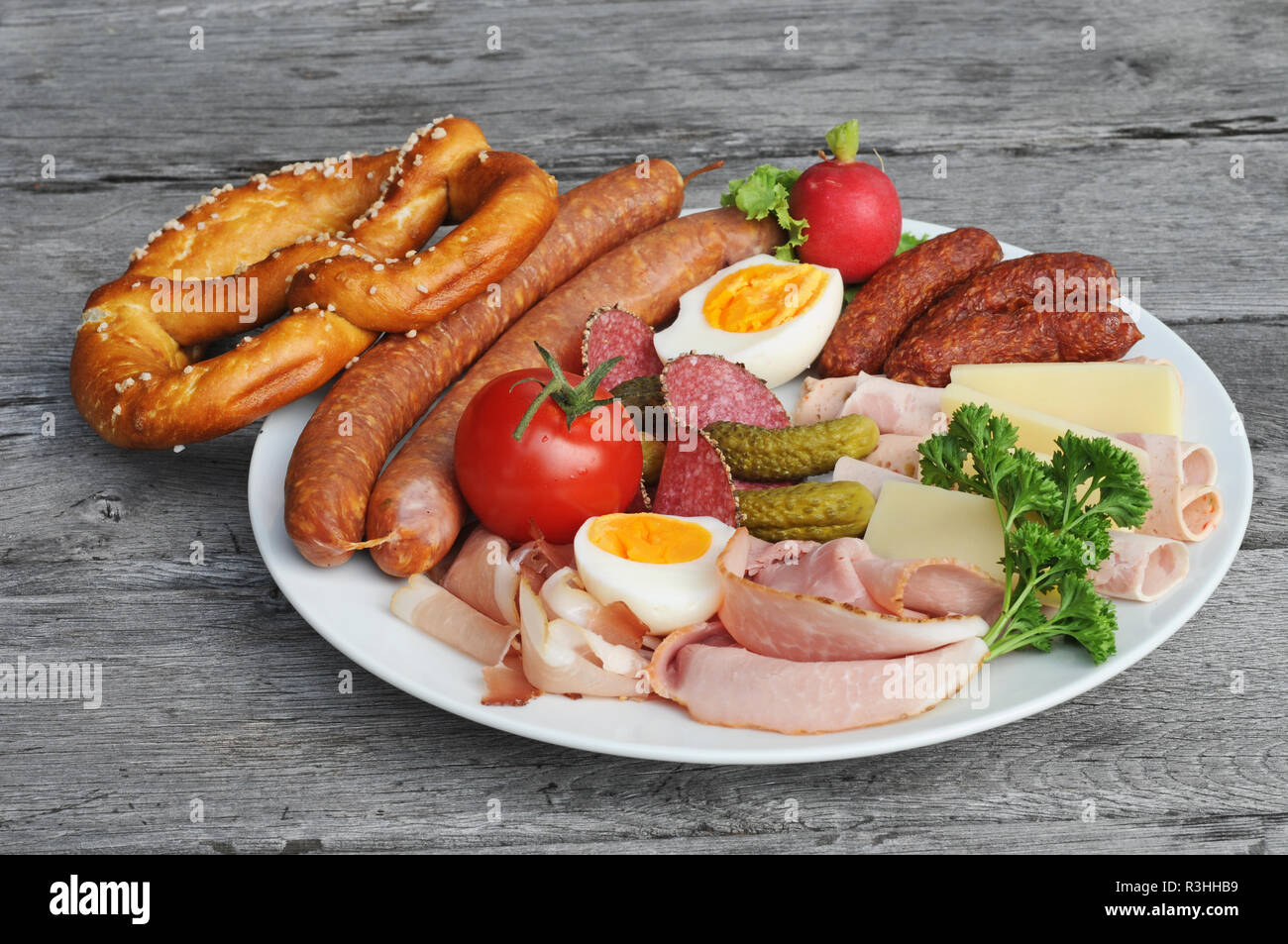 German Sausage Platter