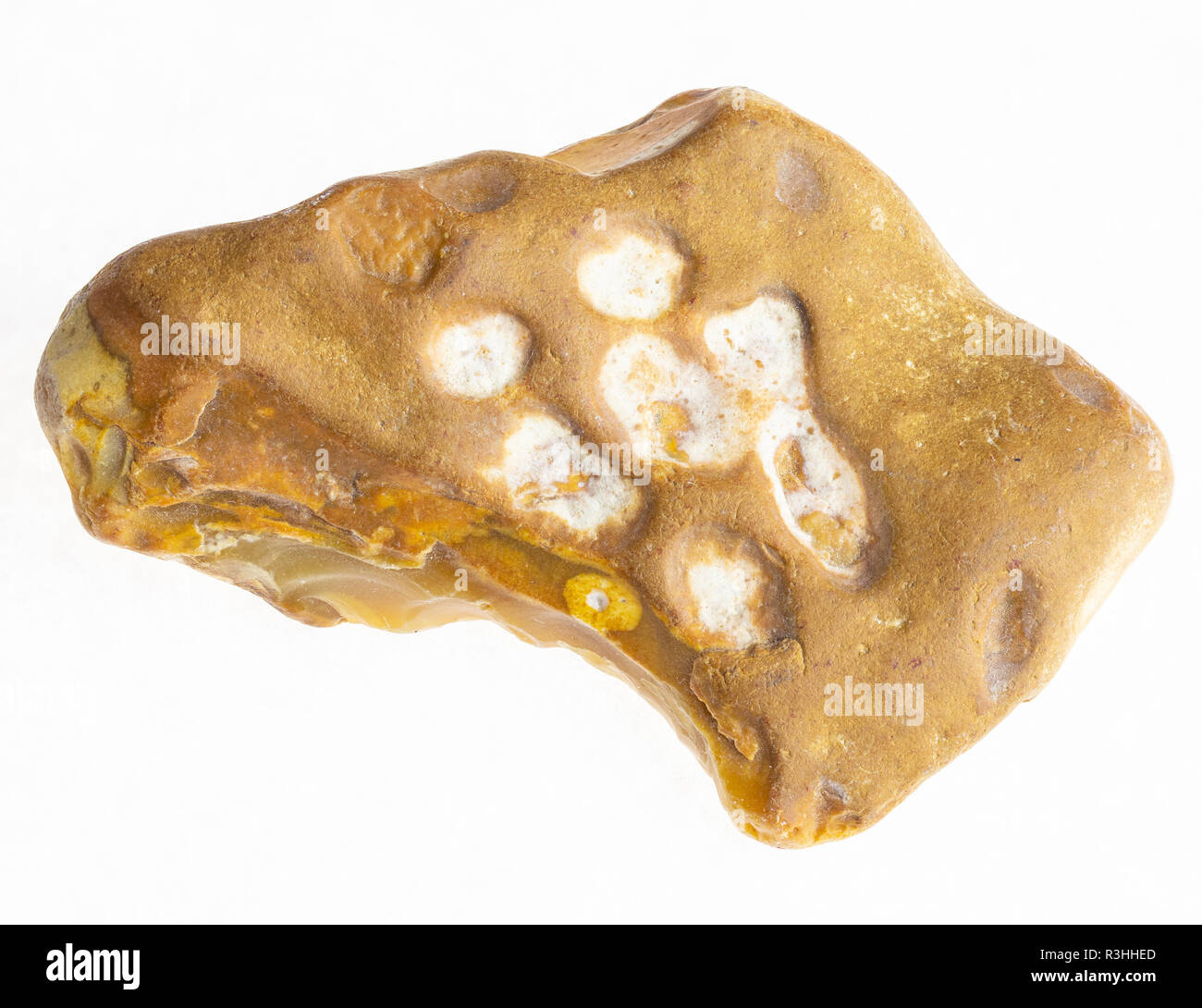 macro photography of natural mineral from geological collection - rough ...