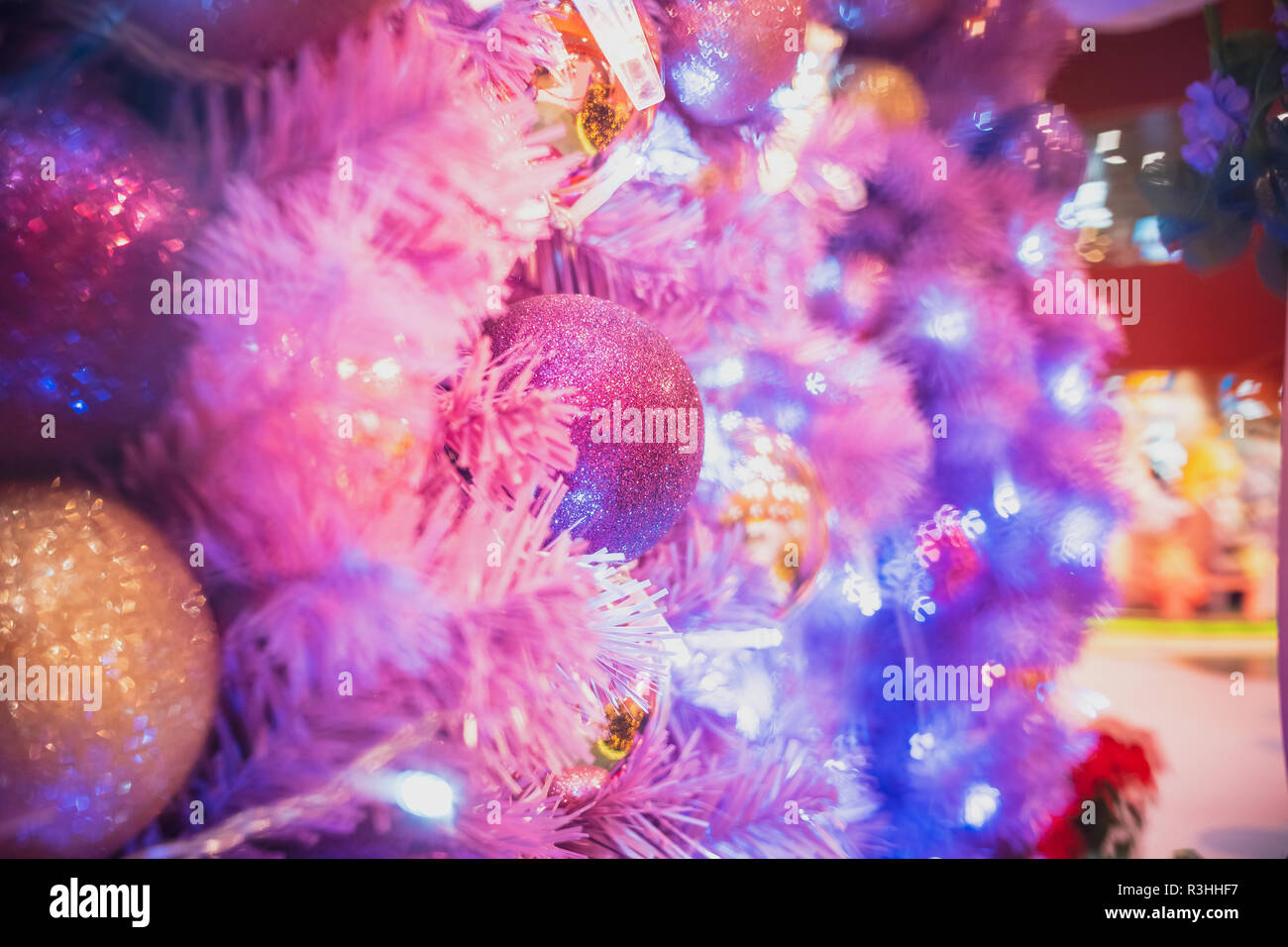 Christmas decoration background Stock Photo - Alamy