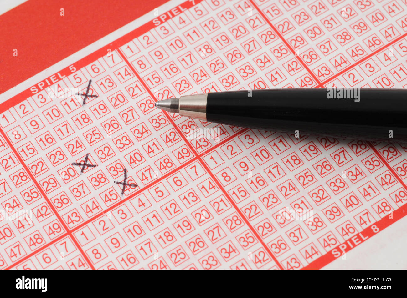 Zahlenlotto hi-res stock photography and images - Alamy