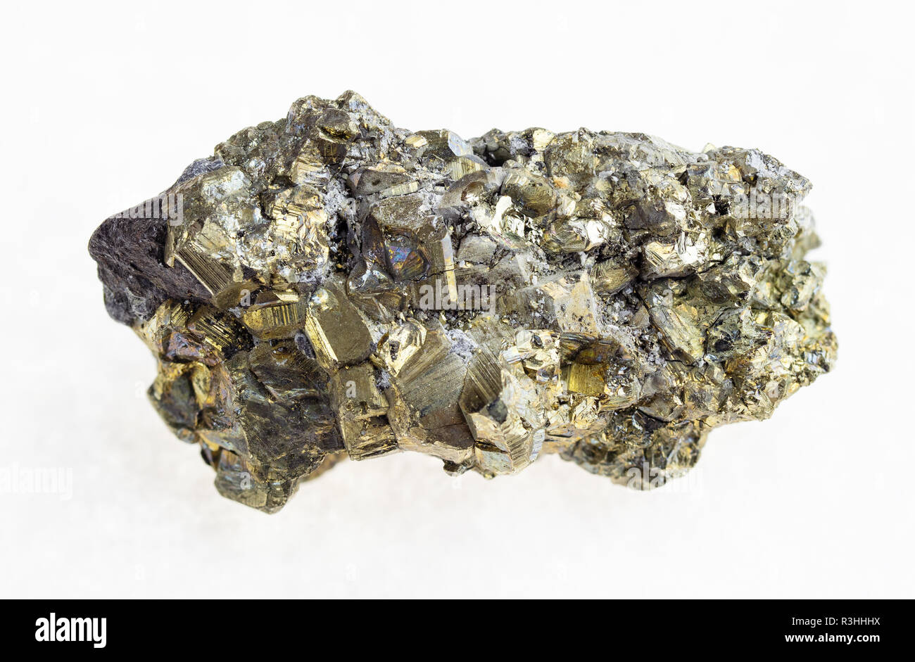 macro photography of natural mineral from geological collection - raw ...