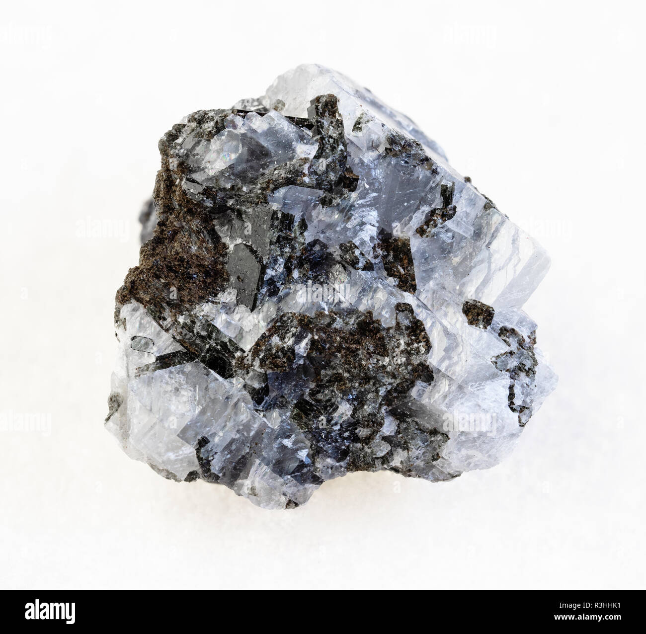 macro photography of natural mineral from geological collection - rough ...