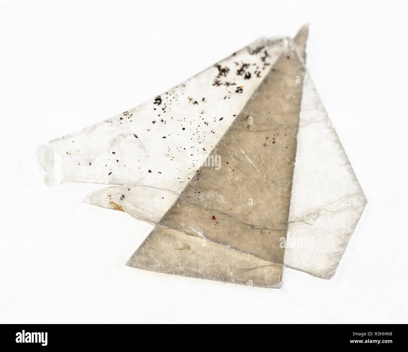 macro photography of natural mineral from geological collection - rough ...