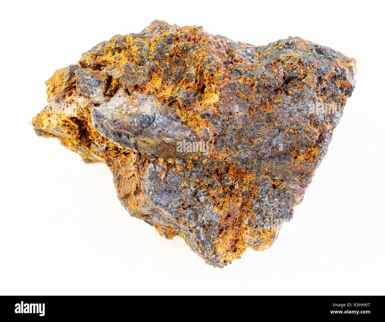 macro photography of natural mineral from geological collection - rough ...