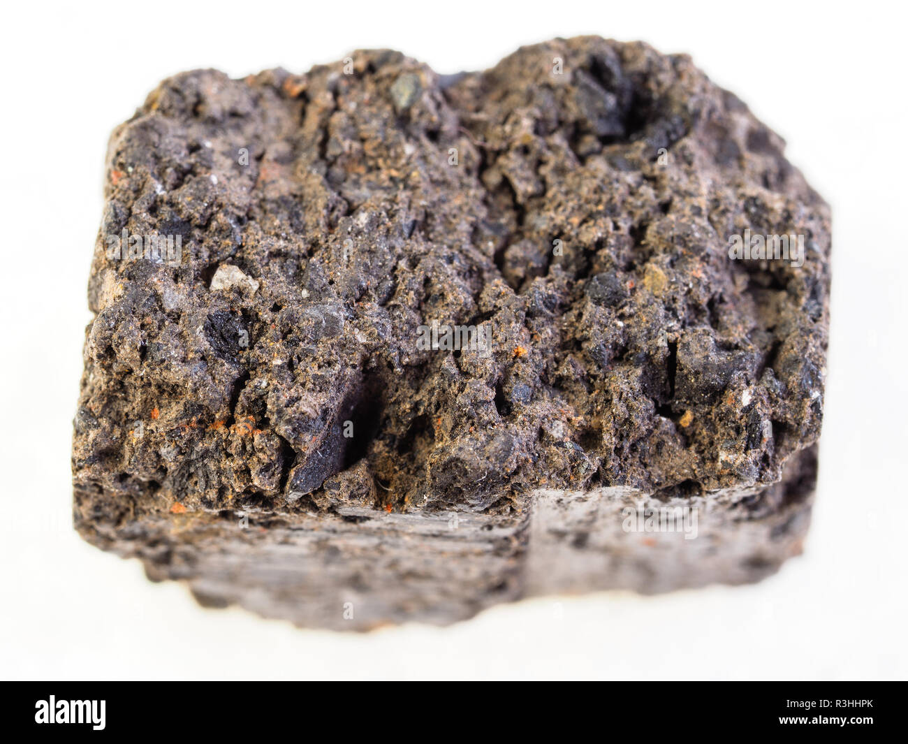 macro photography of natural mineral from geological collection - raw ...