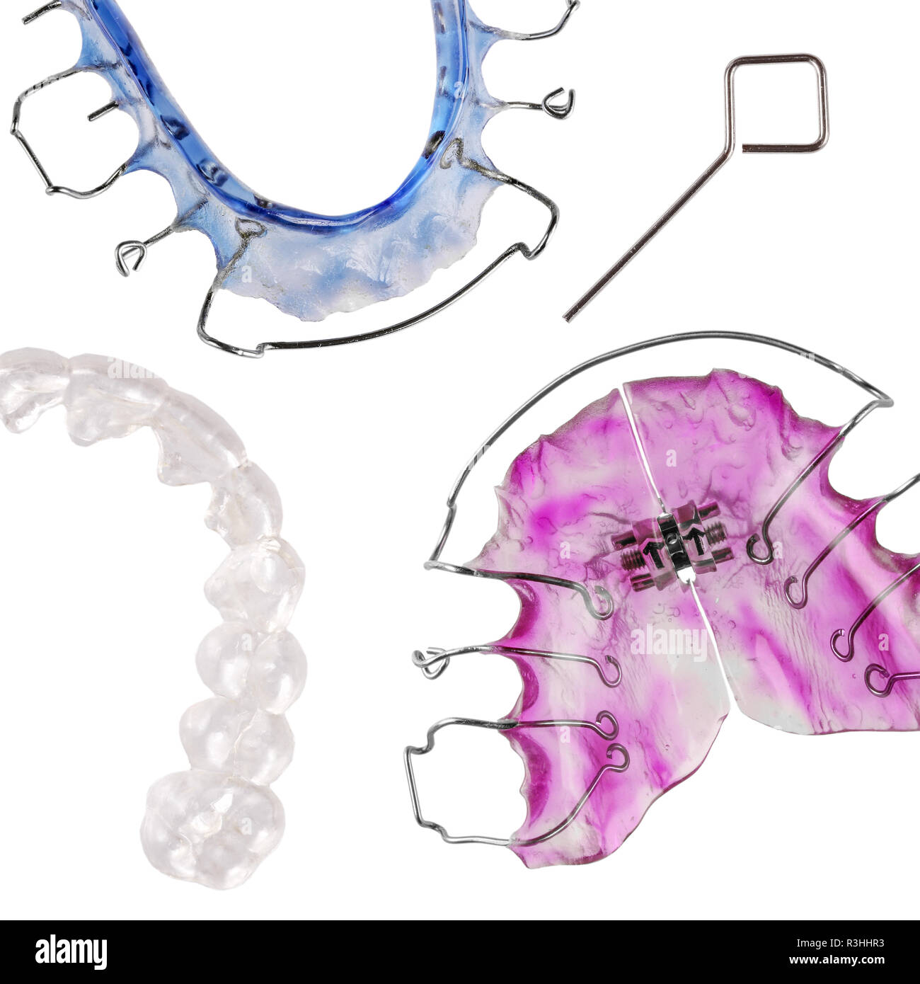 removable braces,invisible retainer Stock Photo - Alamy