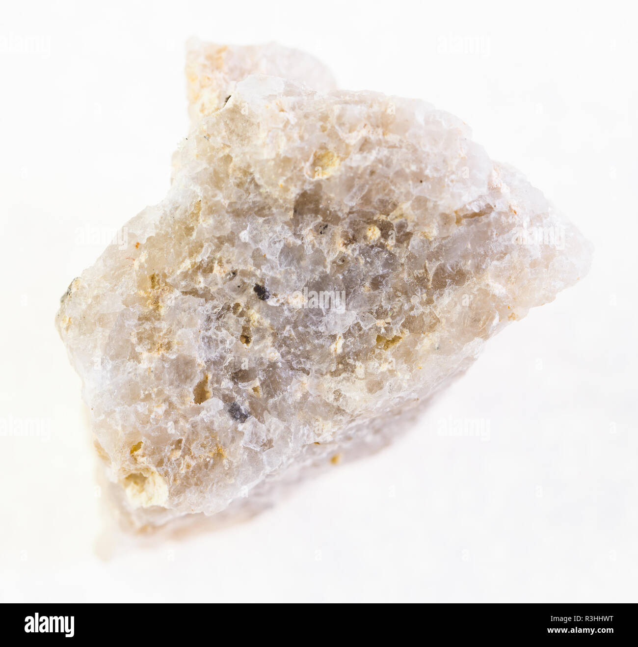 macro photography of natural mineral from geological collection - rough ...