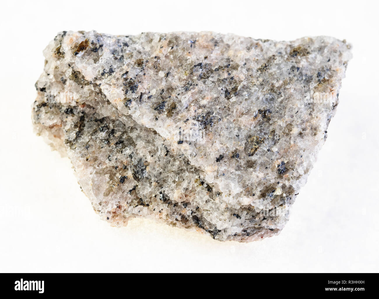 macro photography of natural mineral from geological collection - rough ...