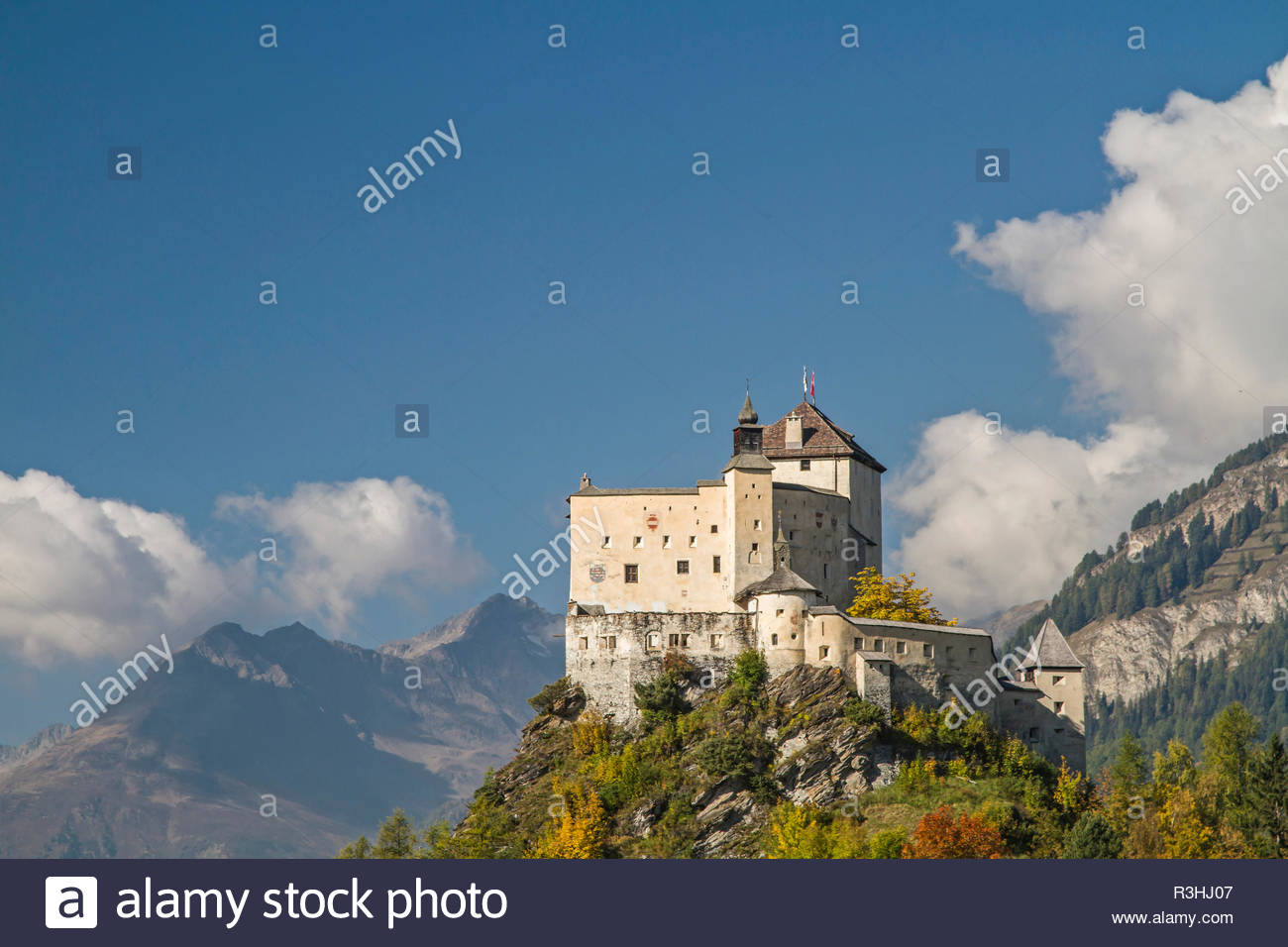 Tarasp Castle Unterengadin Switzerland High Resolution Stock ...