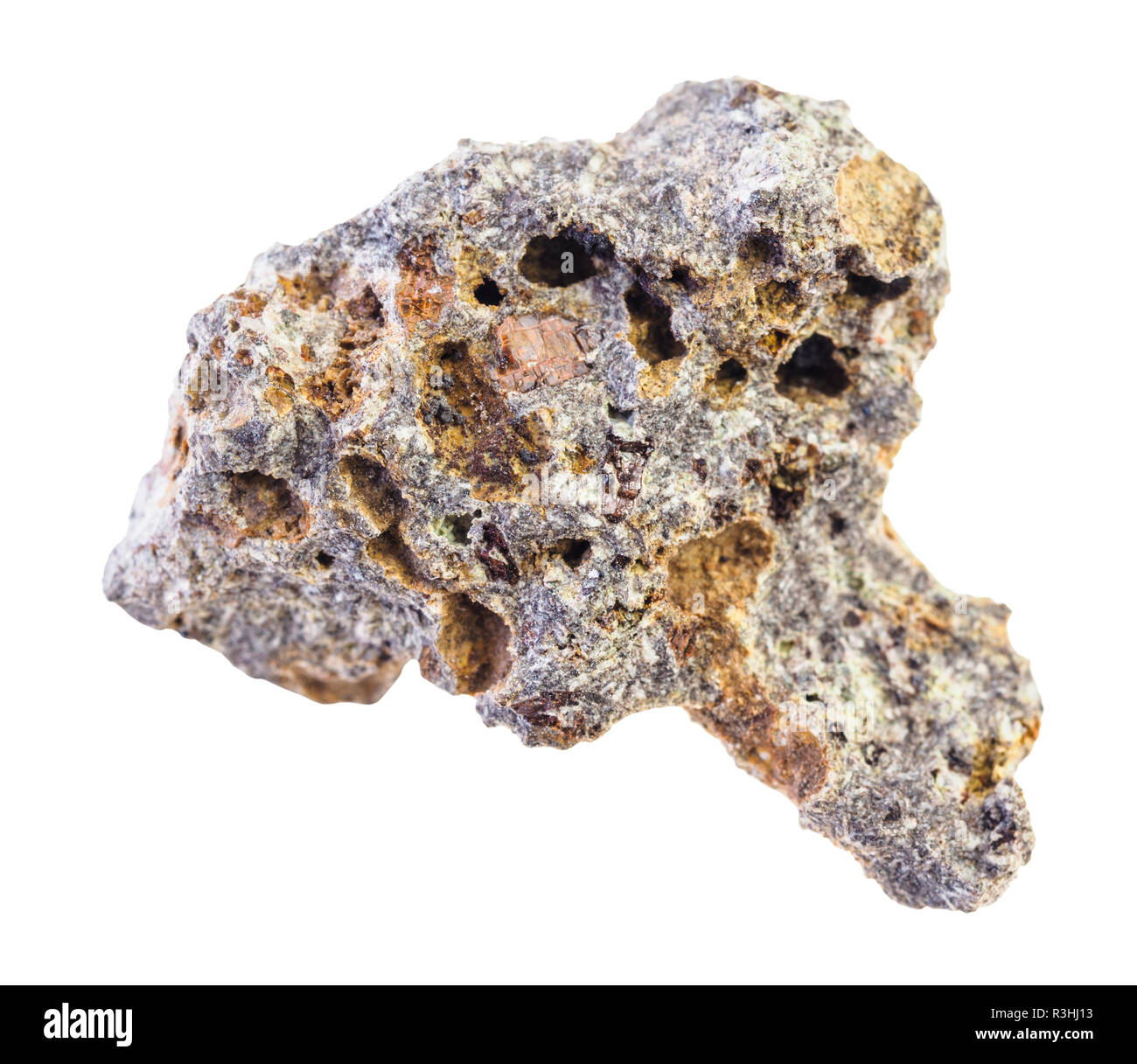 macro photography of natural mineral from geological collection - raw ...