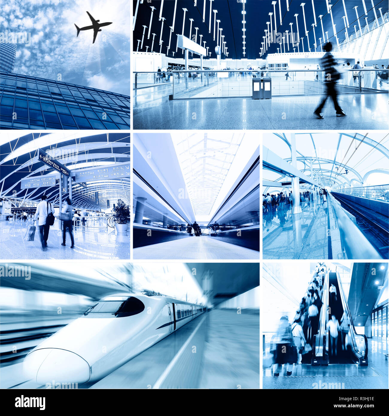 business travel background about train and airplane,the concept about ...