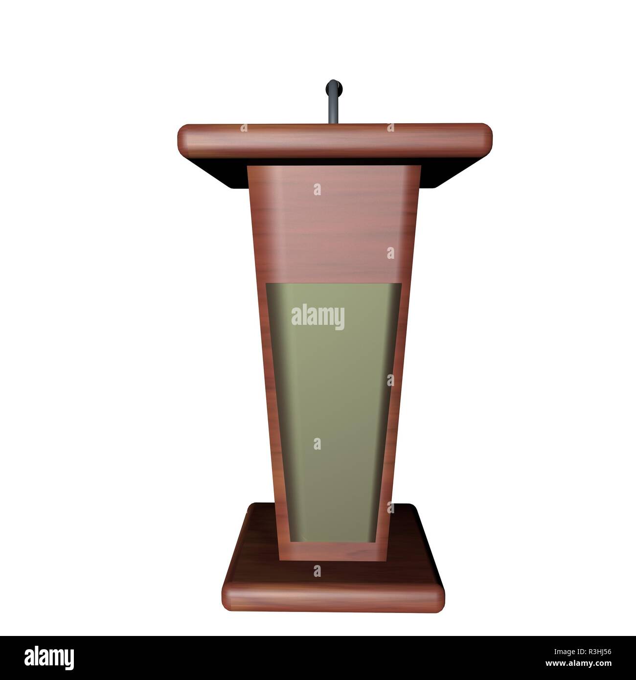 Person talking podium Cut Out Stock Images & Pictures - Alamy