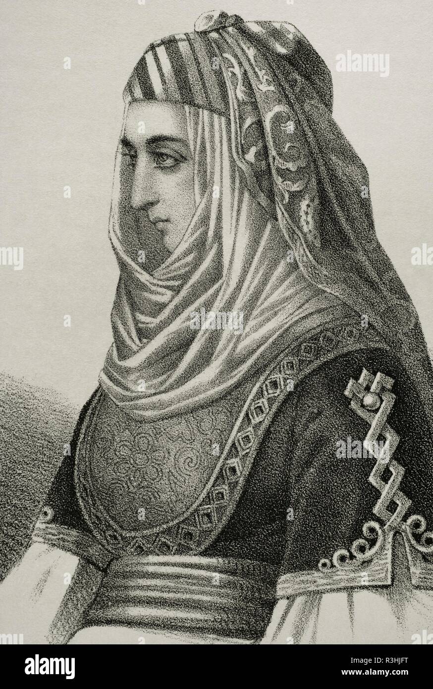 Aisha bint Muhammad ibn al-Ahmar (siglo XVI). Reina de Granada, llamada ...