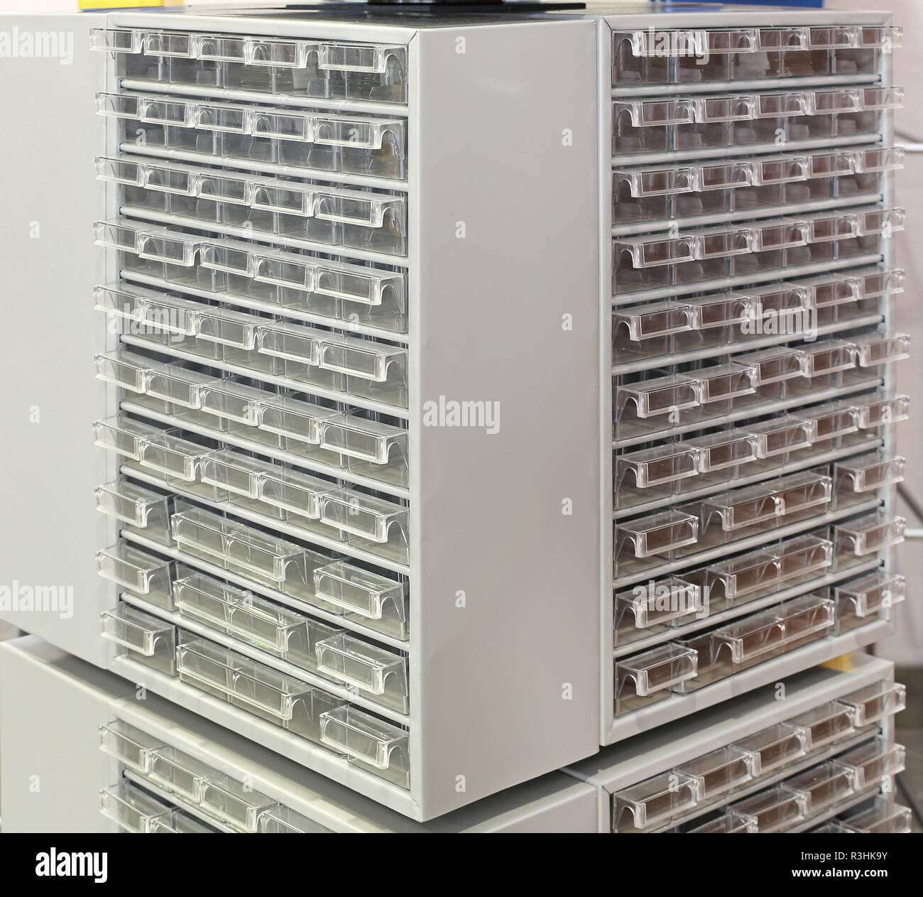 Workshop parts storage bins hi-res stock photography and images - Alamy