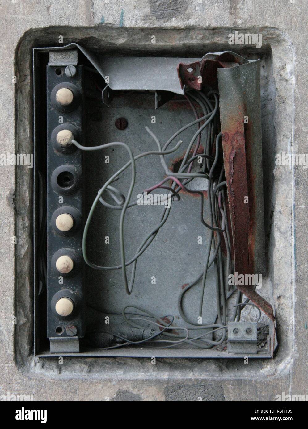 rusted bell system Stock Photo - Alamy