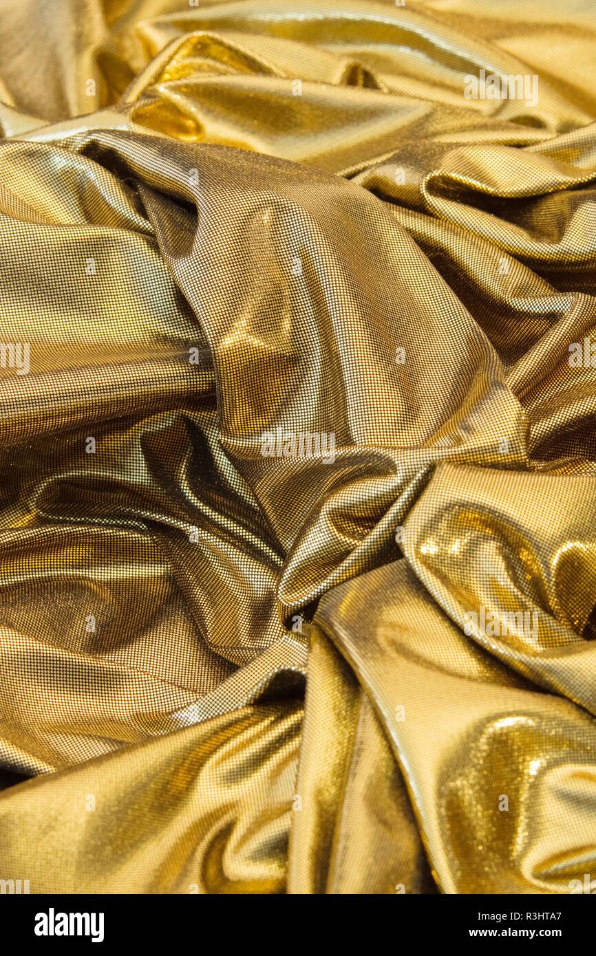 Gold fabric hi-res stock photography and images - Alamy