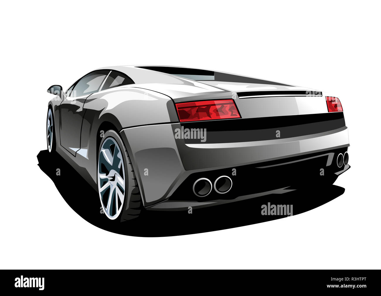 White lambo hi-res stock photography and images - Alamy